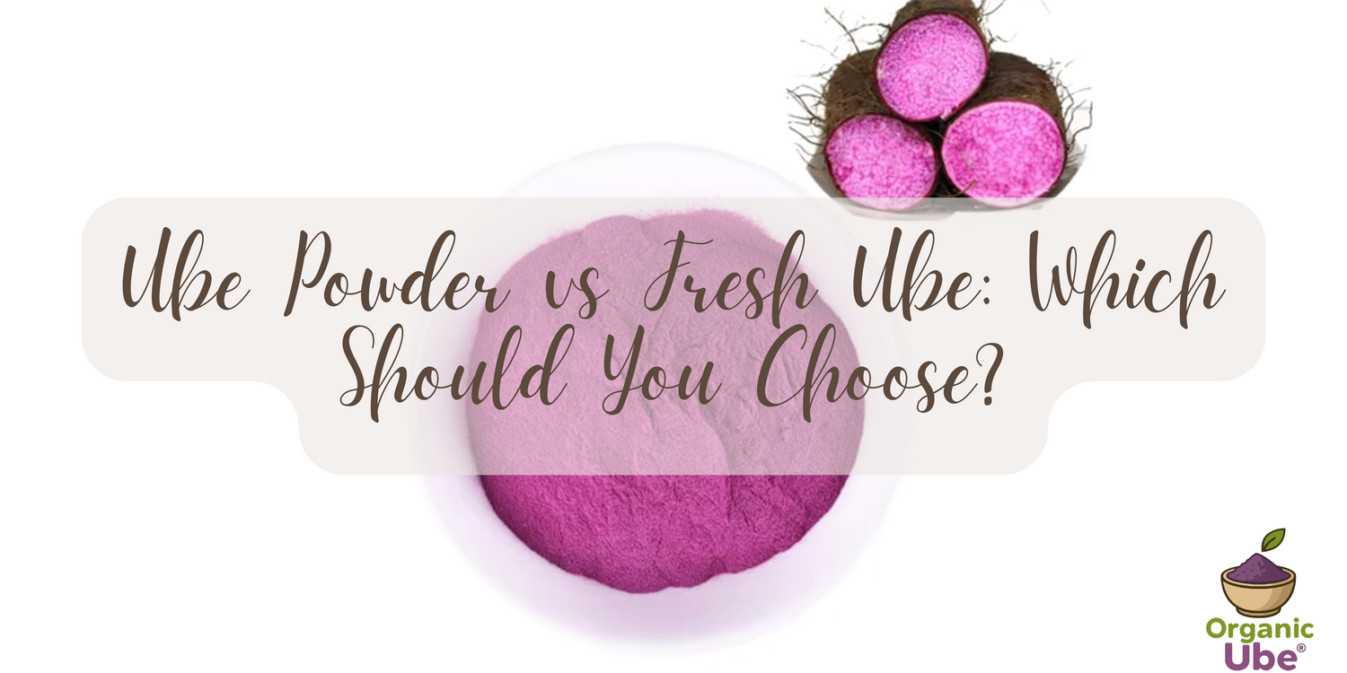Ube Powder vs Fresh Ube: Which Should You Choose? – Organi-Ube UK