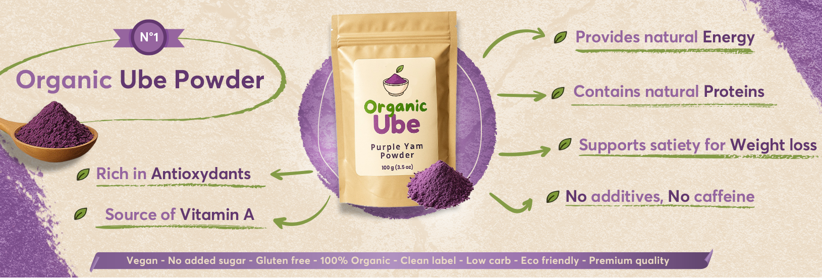 Specialist UK Store for Organic Purple Yam Powder – Organi-Ube UK